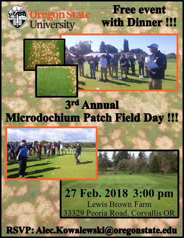 3rd Annual Microdochium Patch Field Day – OGCSA Golf Course ...